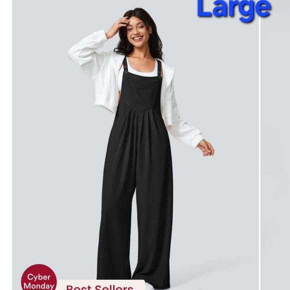 HALARA | Pants & Jumpsuits | Halara Adjustable Waffle Overalls | Poshmark